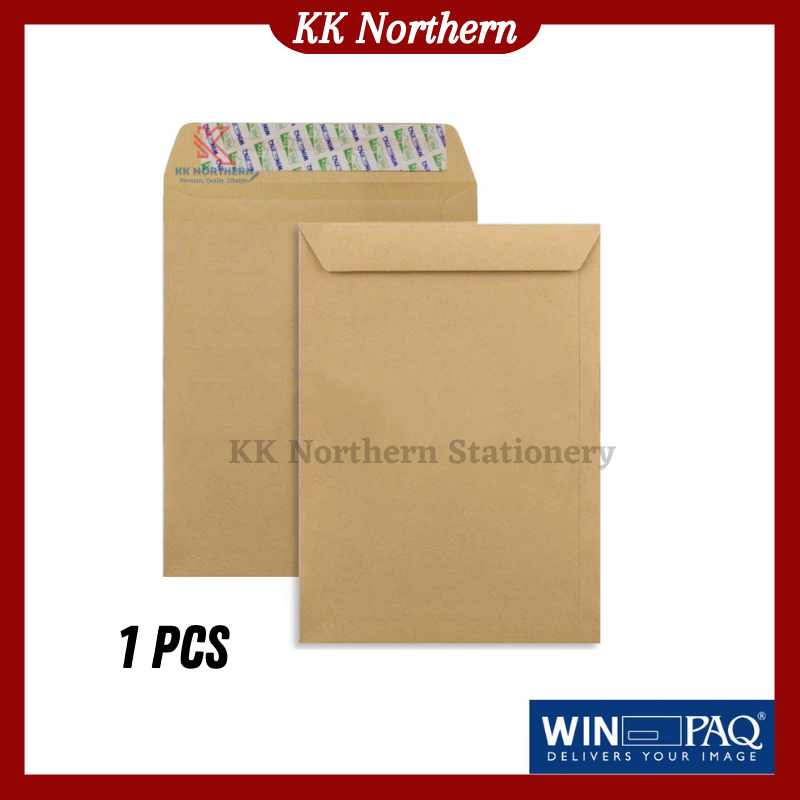 (5pcs) Envelope A4 9x12 3/4 Brown / White 23cm x 32cm Self Adhesive ...