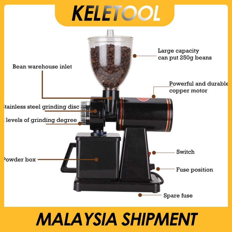Electric coffee bean purefresh grinder Xeoleo Electric Coffee Grinder ...
