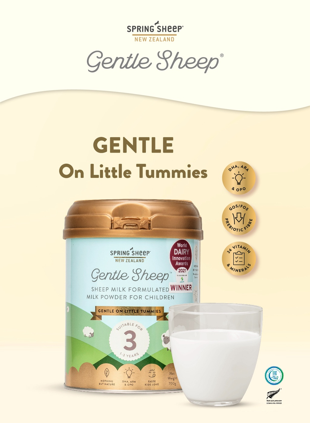 Spring Gentle Sheep Milk Powder Step 3 700g | Shopee Malaysia