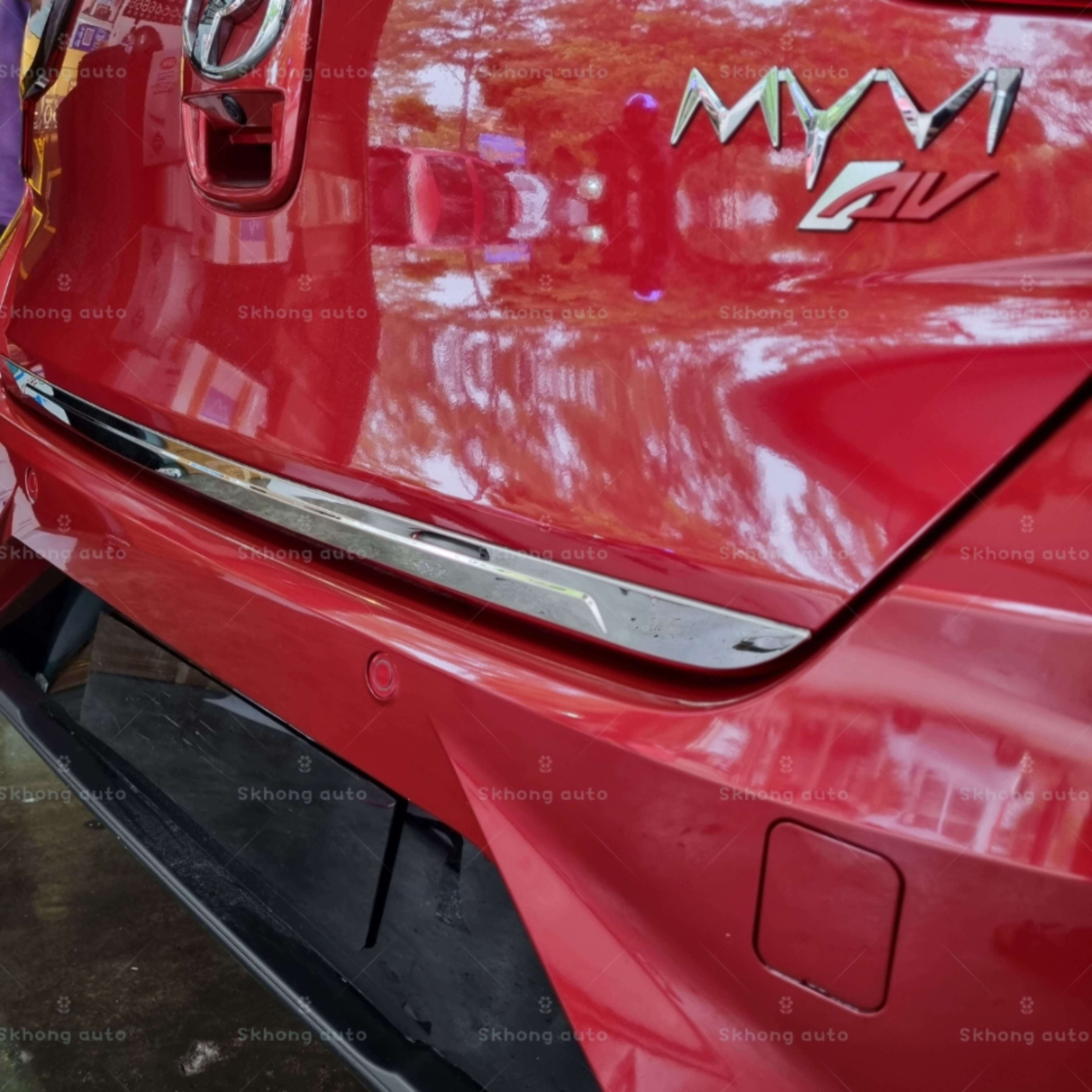 Perodua Myvi gen3 gm3 stainless steel tail gate trim garnish ...