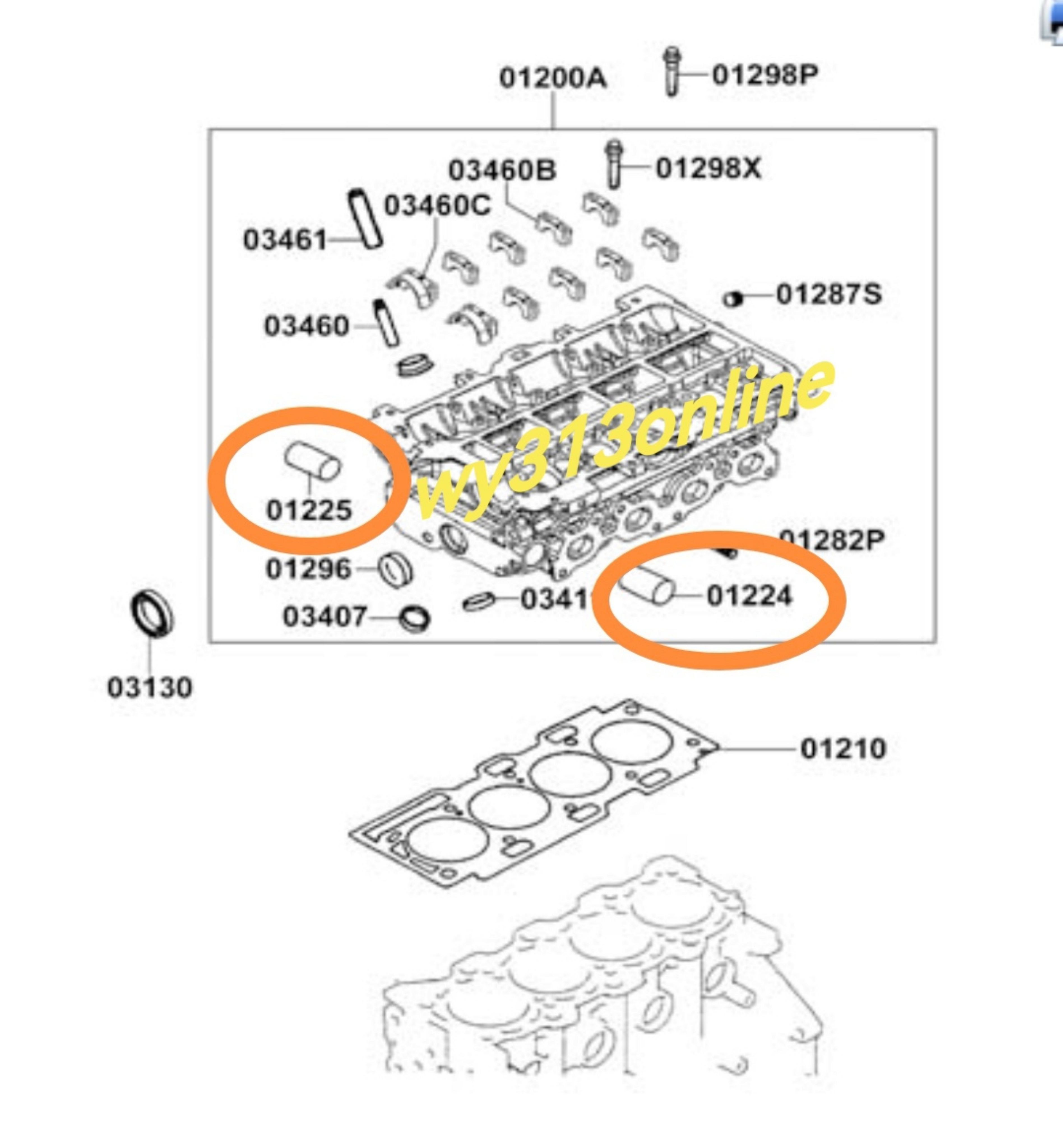Original Proton Gen2 Persona Waja Campro BLM FLX Exora Cylinder Head ...