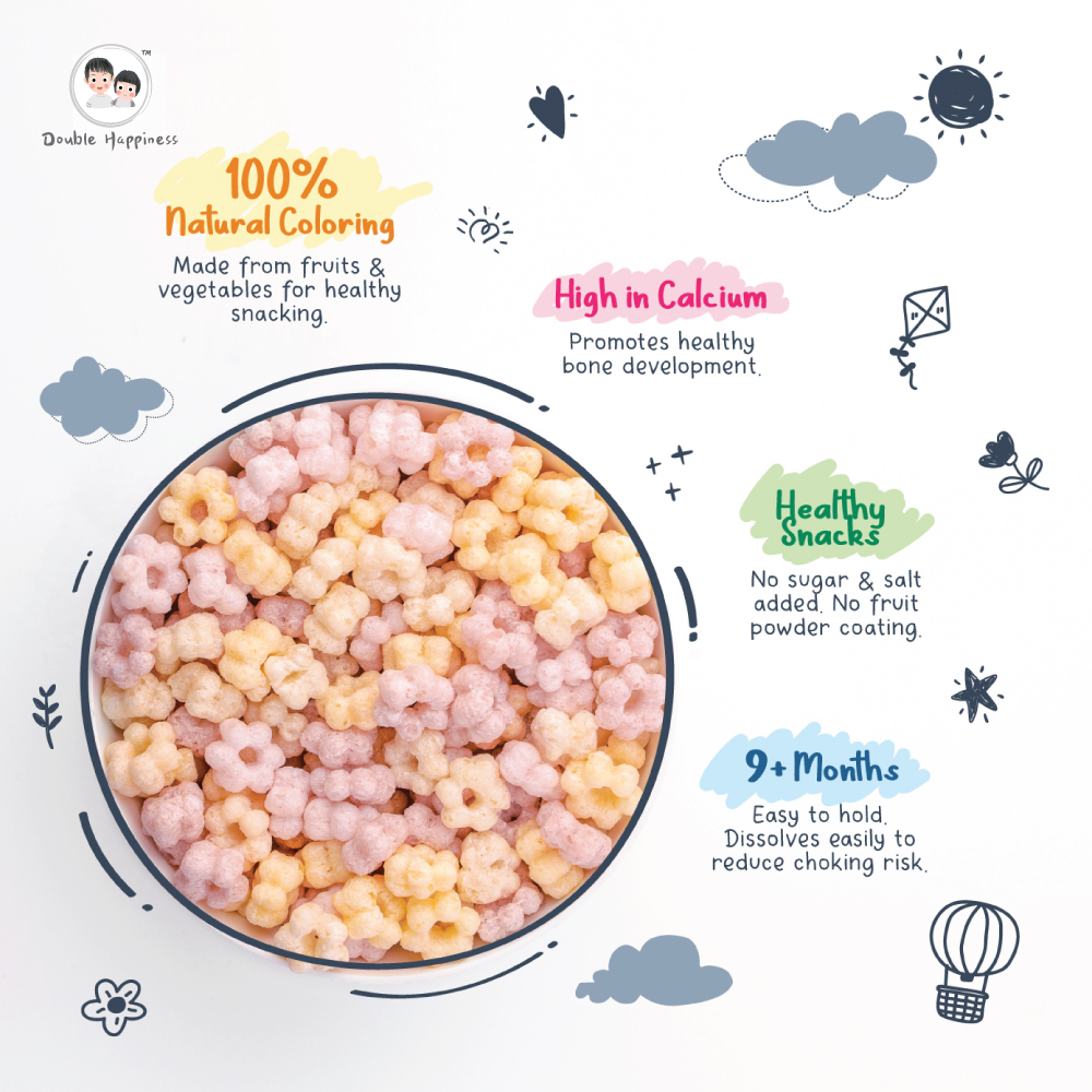 Double Happiness Baby Rice Puff / Rice Stick / Baby Food / Baby Snack ...