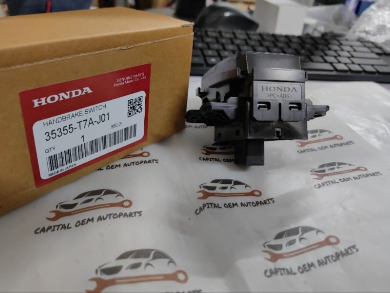 35355-T7A-J01 GENUINE HONDA HRV AUTO HANDBRAKE BUTTON GEAR POSITION ...