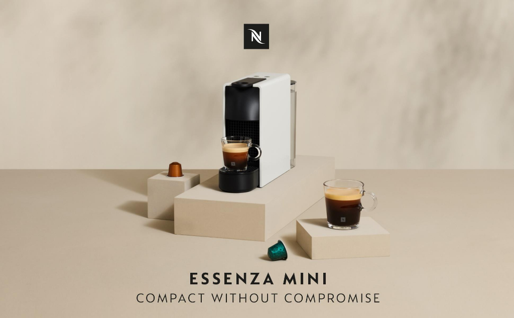Nespresso Essenza Mini C Range Coffee Machine Bundle with Coffee ...