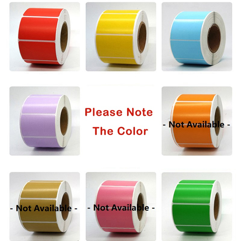 [ ALL COLOUR DIRECT THERMAL ROLLS ] COLOR DIRECT THERMAL STICKER LABEL ...