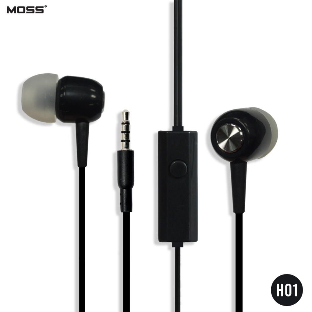 MOSS Music Stereo Earphones In-Ear Earbuds Handsfree Headset 3.5mm ...
