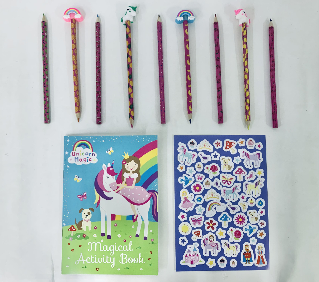 Unicorn Magic Activity Book Gift Set For Kids (Boxset) with 9 Scented ...