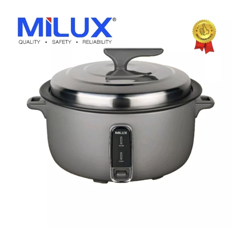 Milux Commercial Electric Rice Cooker (14L) MRC-5240NS (76 Orang ...