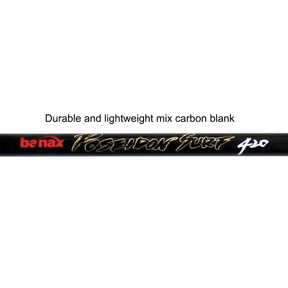 Banax Poseidon Surf Telescopic Portable Telescopic Surf Fishing Rod (12 ...