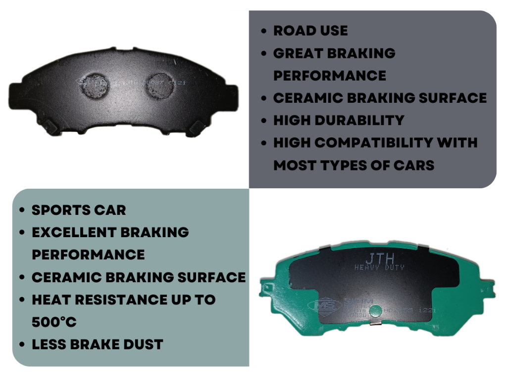 TAIHOAUTO JTH PERFORMANCE Front Brake Pad Toyota Vios NCP150 Toyota ...