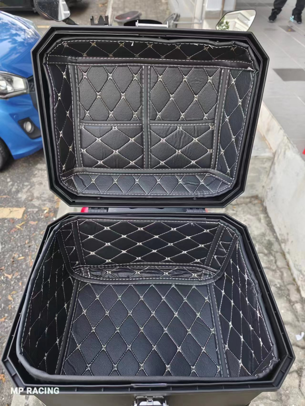 Top box ABS Plastic motorcycle 36Liter,Aluminium Box Stlye,Light weight ...