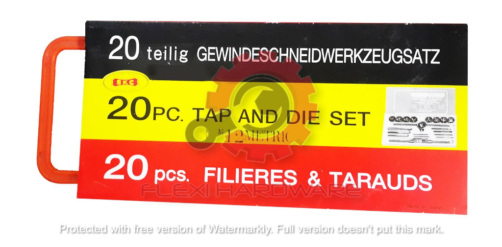 SKC 20PCS Metric Tap and Die Set (Made In Japan) | Shopee Malaysia