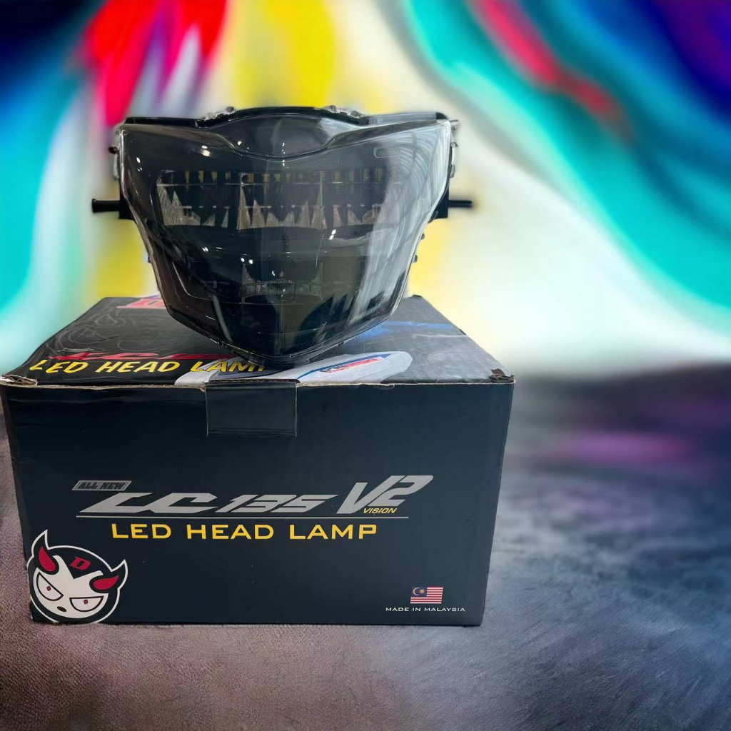 100% DYNOPRO DYNO PRO Yamaha LC135 V2-V7 LED Projector Head Lamp Super Terang Dyno Project Led ...