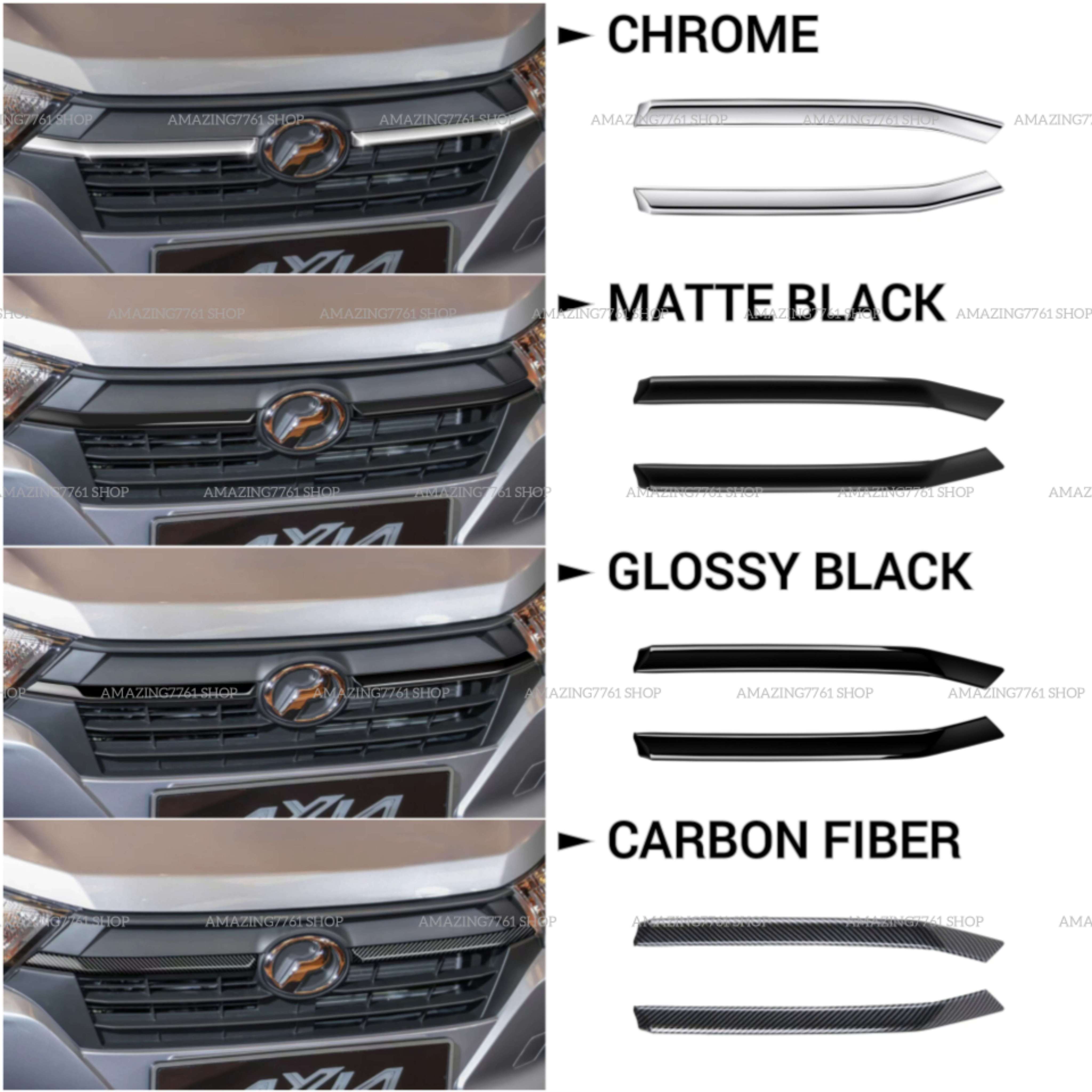 AMAZING NEW PERODUA AXIA 2023-2024 CAR FRONT GRILLE TRIM GARNISH FRONT ...