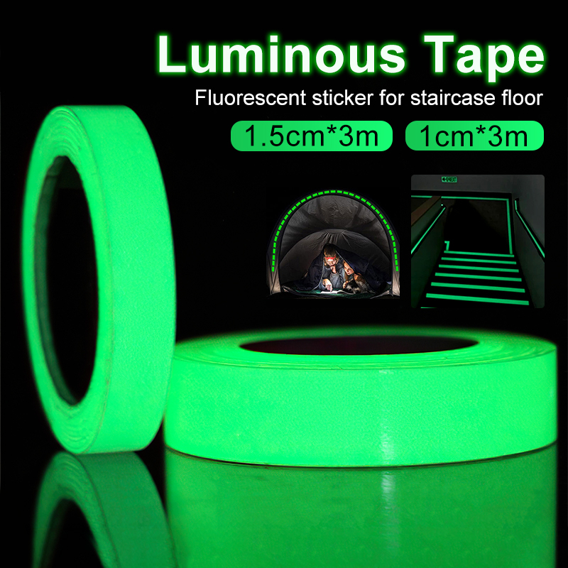 3M Glow In The Dark Luminous Fluorescent Night Self-adhesive Safety ...
