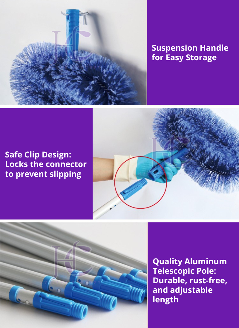 CT Cobweb and Dust Collector / Ceiling Fan Duster / Cleaning Brush ...