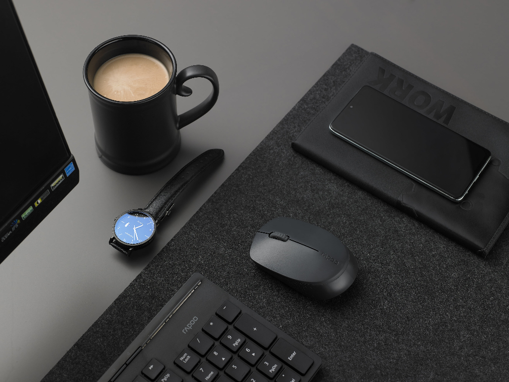 Rapoo 8110M Multi-Mode Wireless Bluetooth Keyboard/Mouse Combo Set - 2 ...