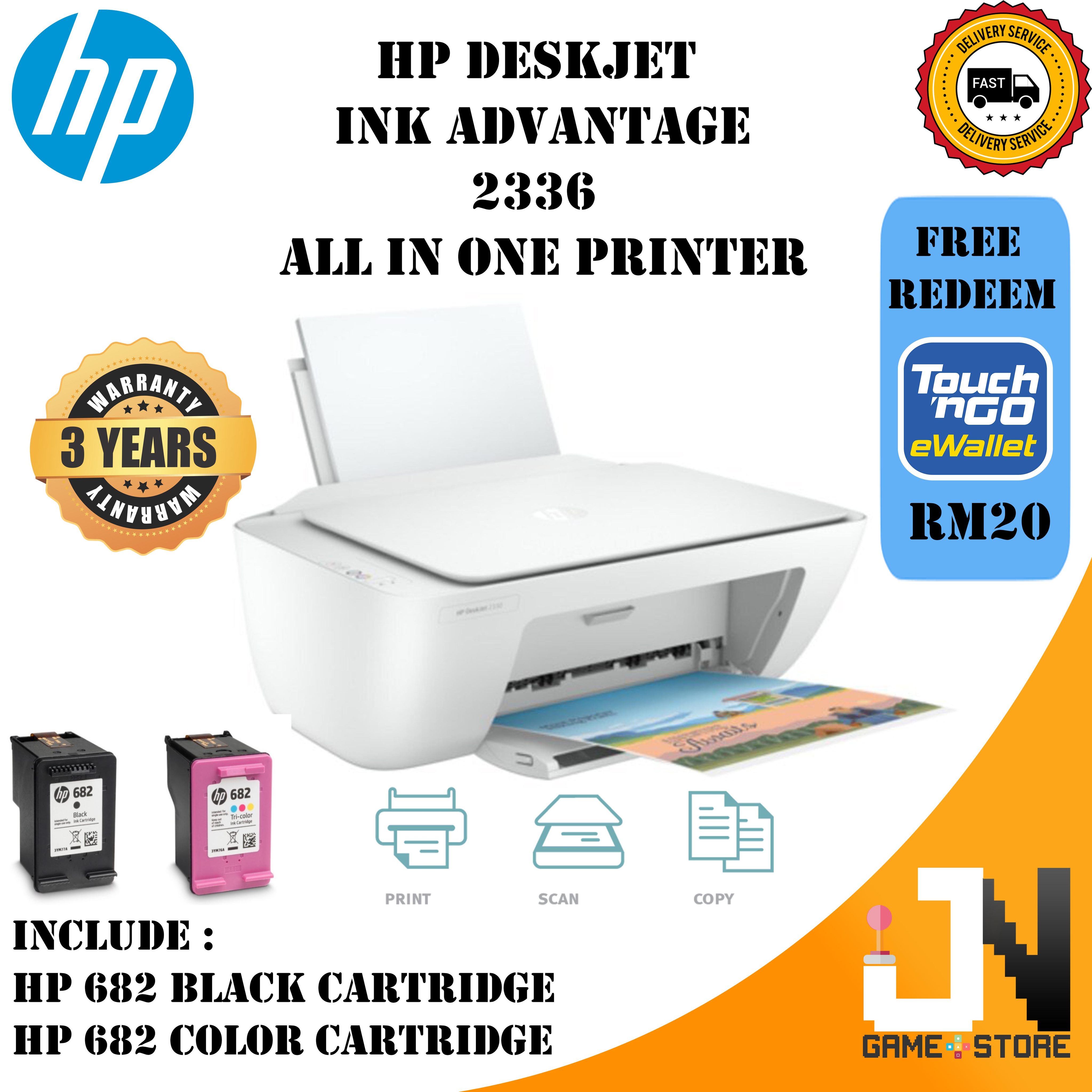 HP DeskJet Ink Advantage 2336 All In One Color Printer/Print Scan Copy ...