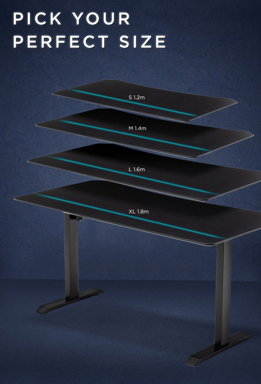 Promo Ttracing Titus Smart Desk Gaming Table Meja Komputer Meja Gaming ...