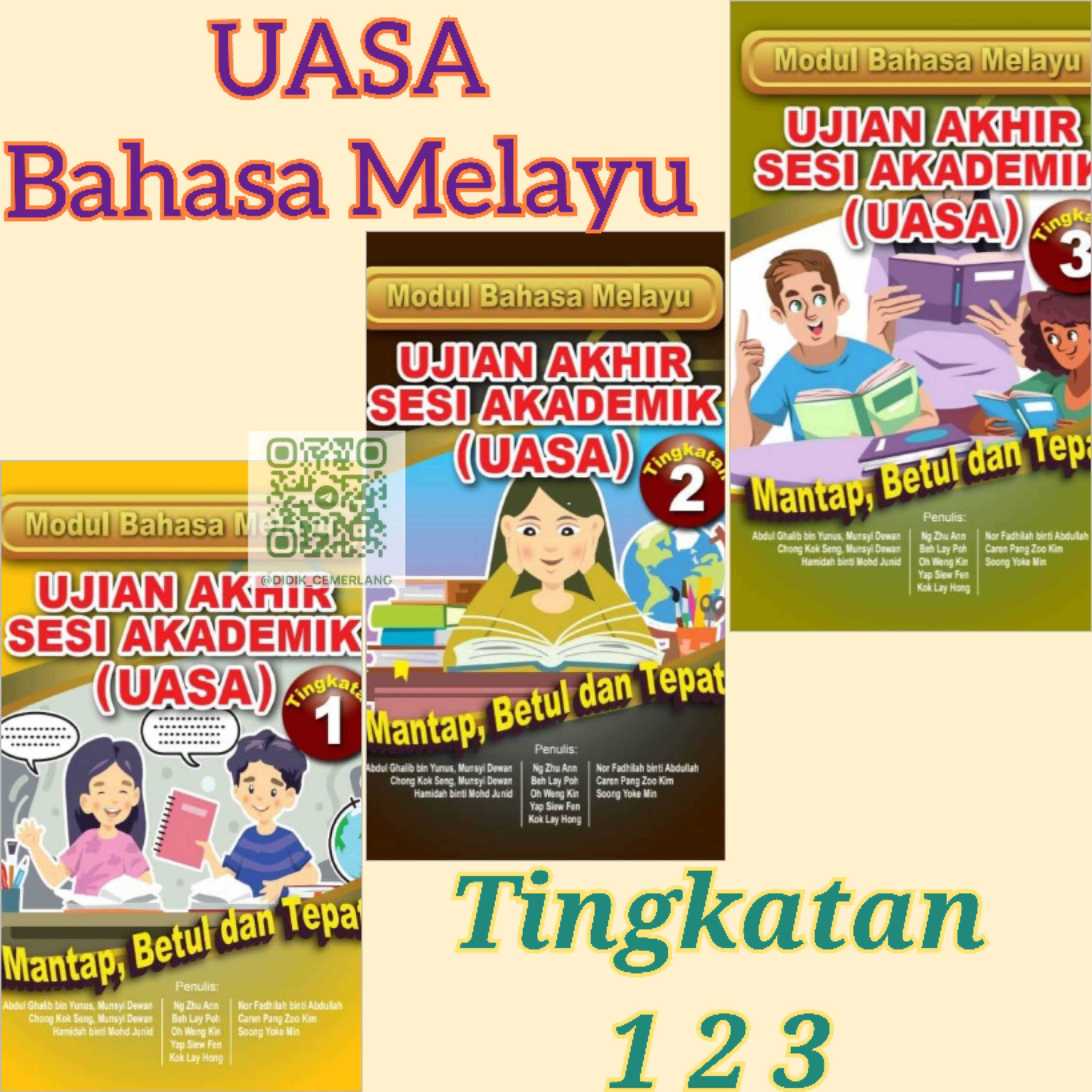 UASA Tingkatan 1 2 3 Modul Bahasa Melayu KSSM Terkini Persediaan UASA ...