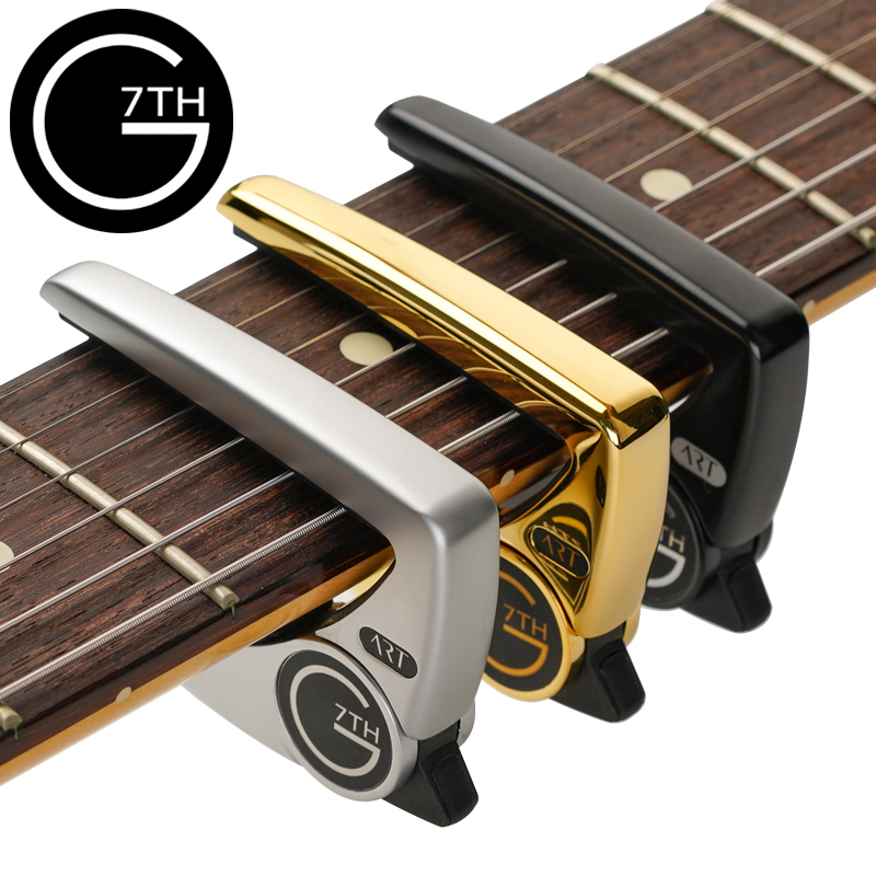 G7th G7 Performance 3 Celtic Gold Silver Black Special Edition Guitar ...