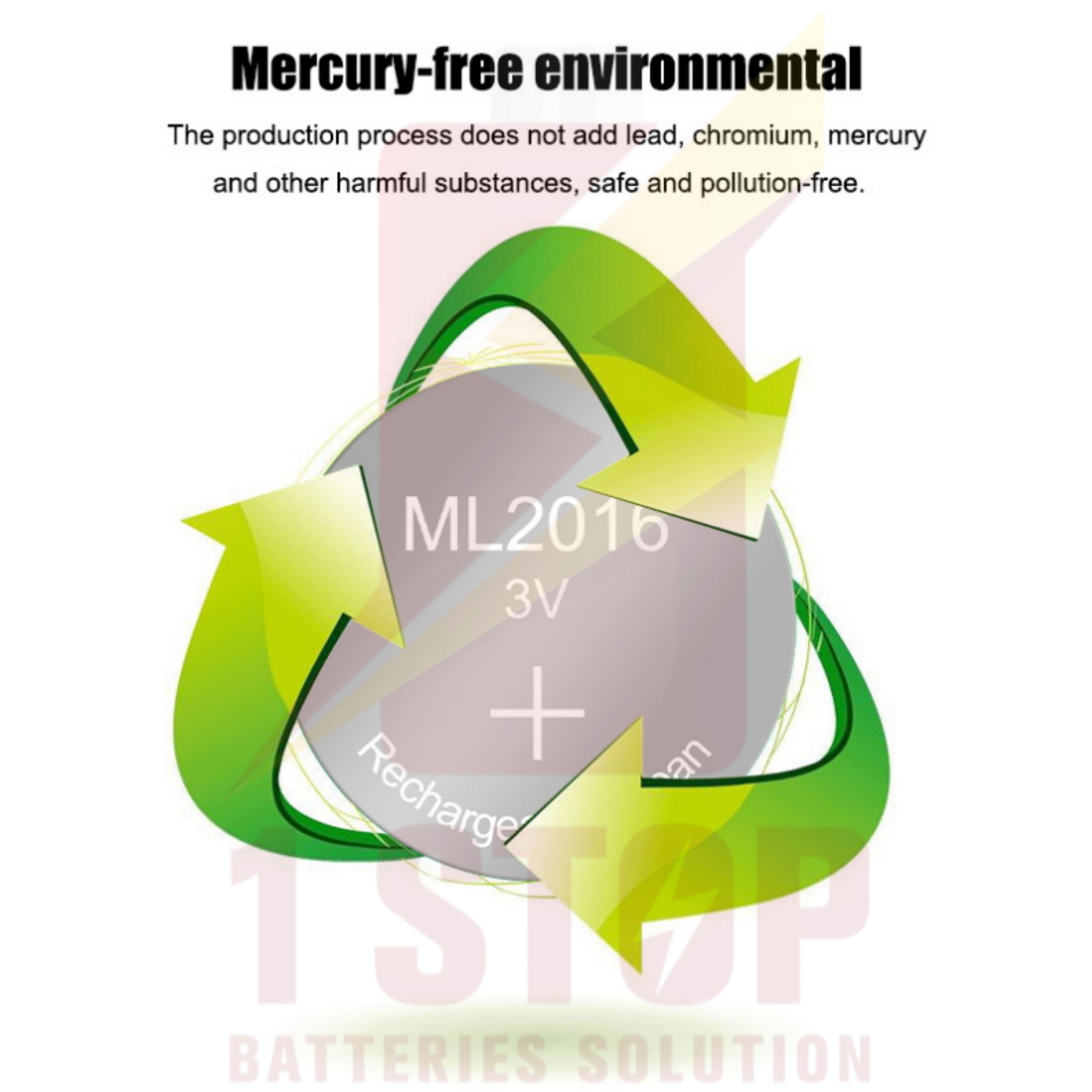 100% Original Maxell ML1220 ML2016 ML2032 3V Rechargeable Battery ...