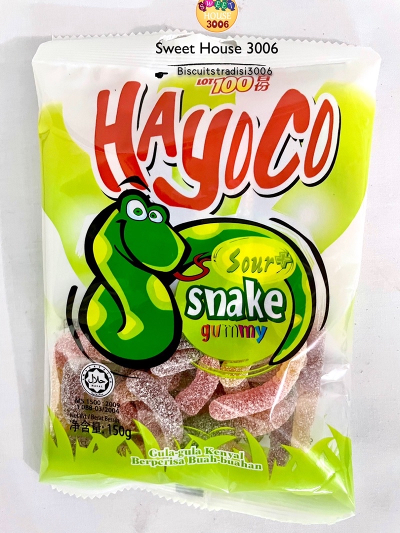 Cocoaland 100g-220gm Lot 100 Hayoco Sourt+ Gummy Snake Shark Safari ...