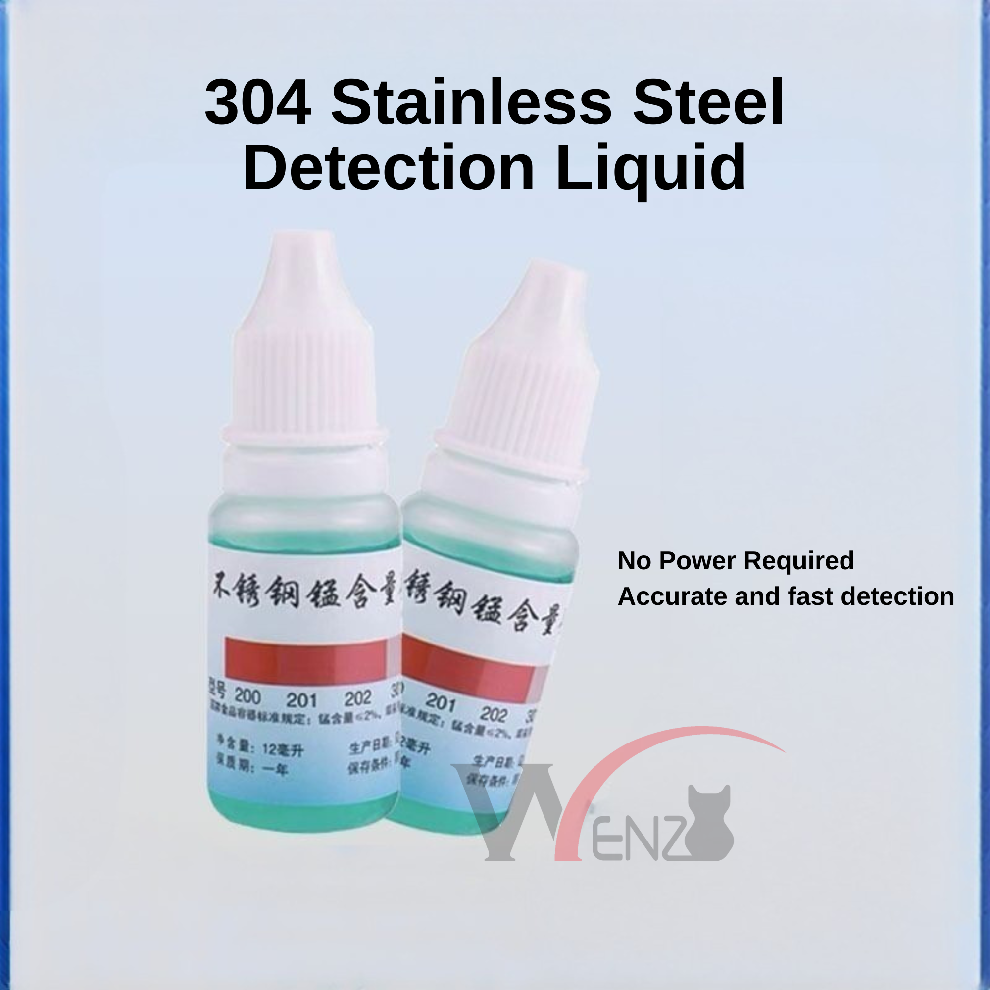 304 316 Stainless Steel Detection Liquid Identification Reagent ...