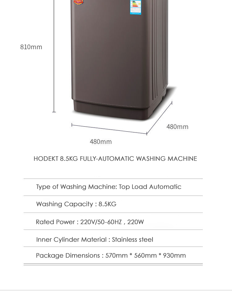 HODEKT 8.5KG /7KG Mesin Basuh Fully Automated Washer/Semi-automatic ...