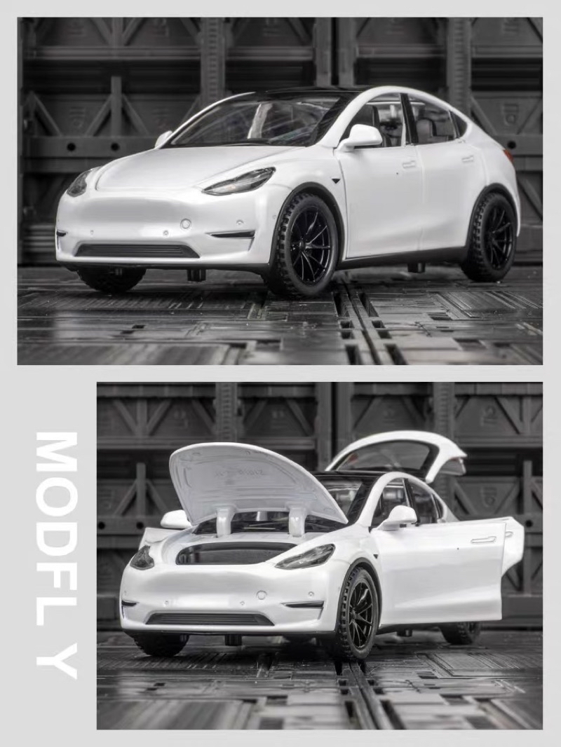 FEO Tesla Model Y SUV Diecast Car Model Pull Back Car Diecast Model Toy ...