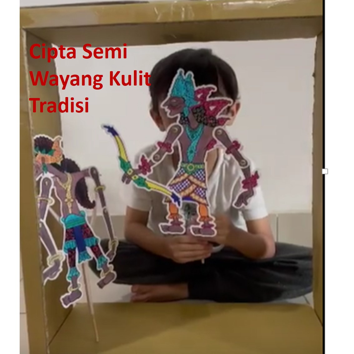 HLS DIY Wayang Kulit Puppet Craft Kit with Marker Pens Traditional ...