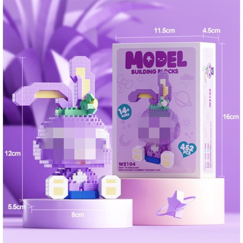 Wenbo Mini Block DIY Character Model Building Blocks Nano block Cartoon Blocks | Shopee Malaysia