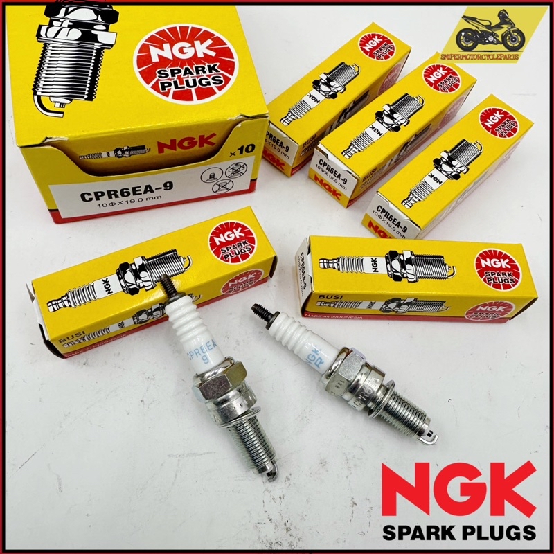 [100% ORI NGK] WAVE 125 WAVE 110 ALPHA FUTURE WAVE SPARK PLUGS CPR6EA-9 ...