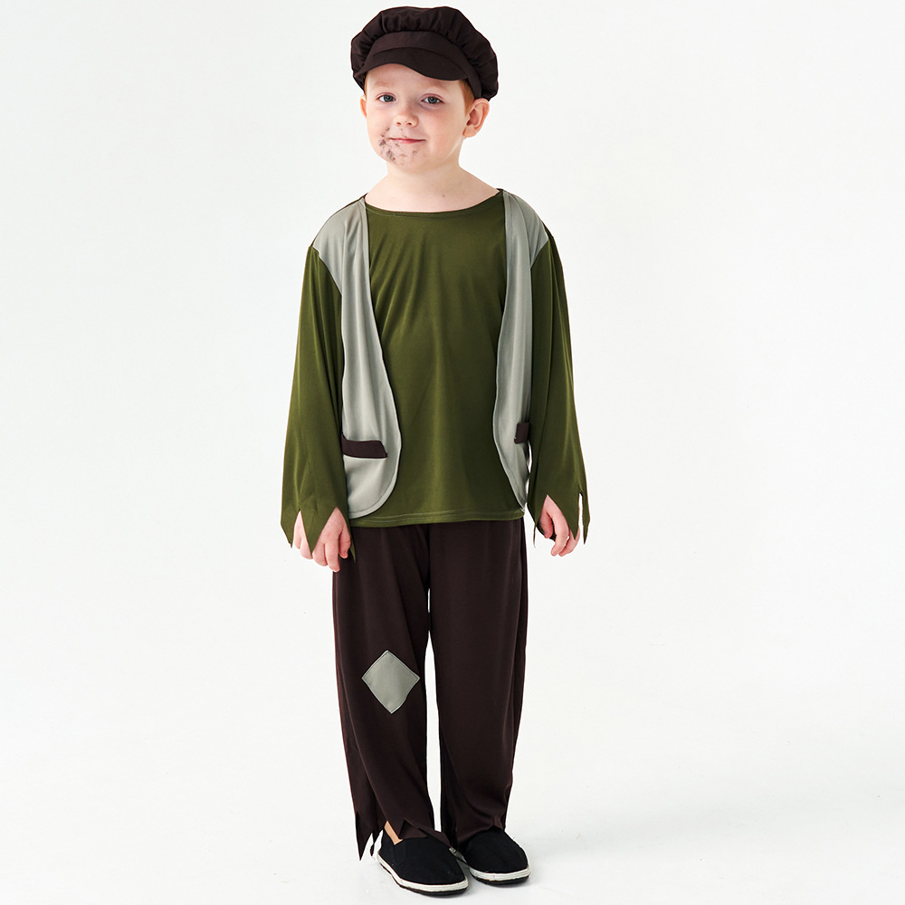 Kids Renaissance Victorian Ruffles Medieval Country Boy Village Boy Old ...