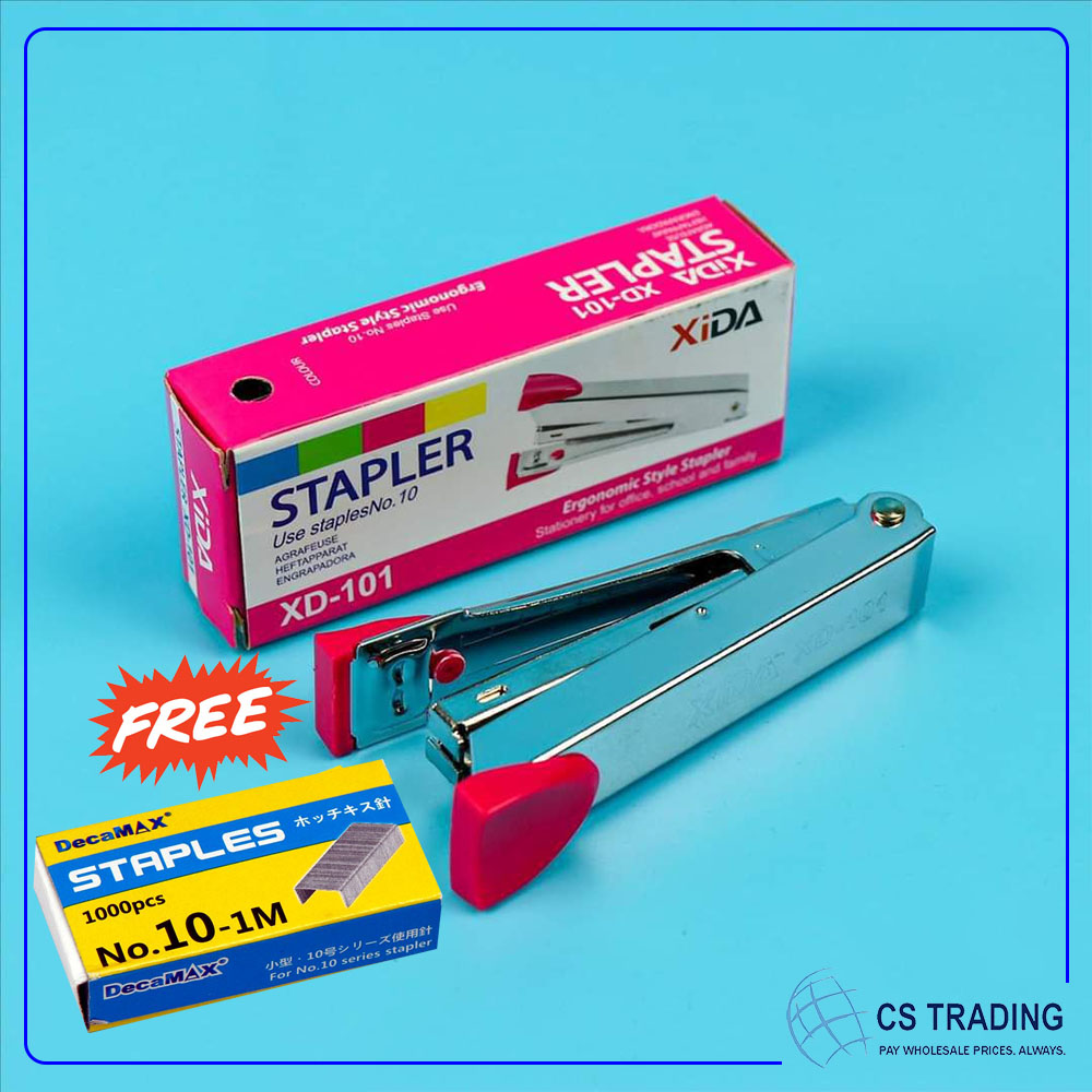 XIDA Stapler XD-101 Stapler for Office or Desk, 12 Sheet Capacity Green ...