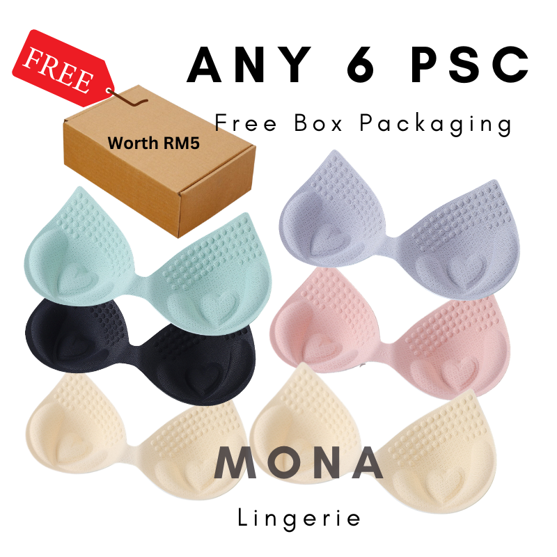Bra Pad Inserts Latex Foam Paddings Push Up Bra Thick Pad Multiple Use ...