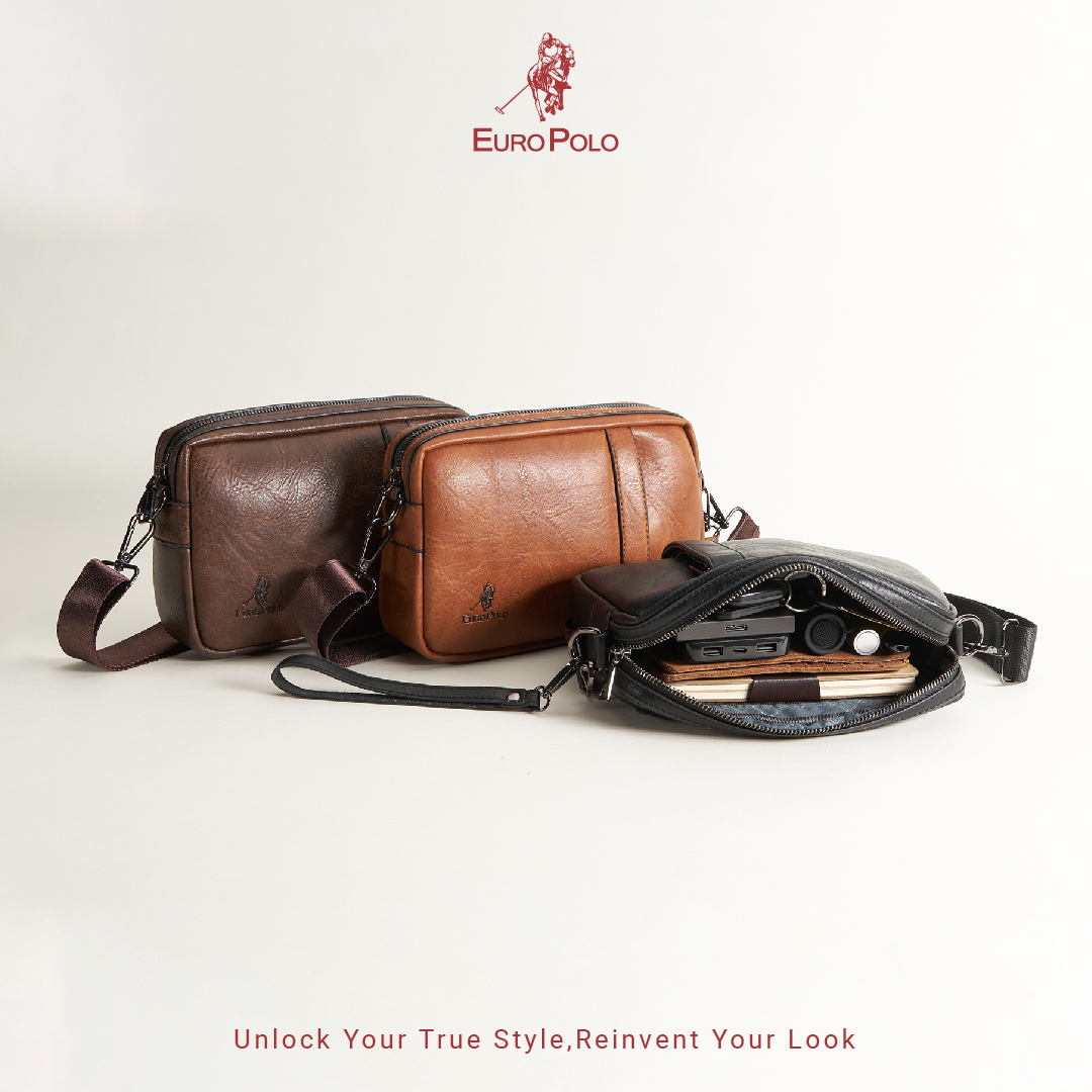 Euro Polo 3 Way Style Clutch Bag Sling Bag for Man - EBA 30309 | Shopee ...