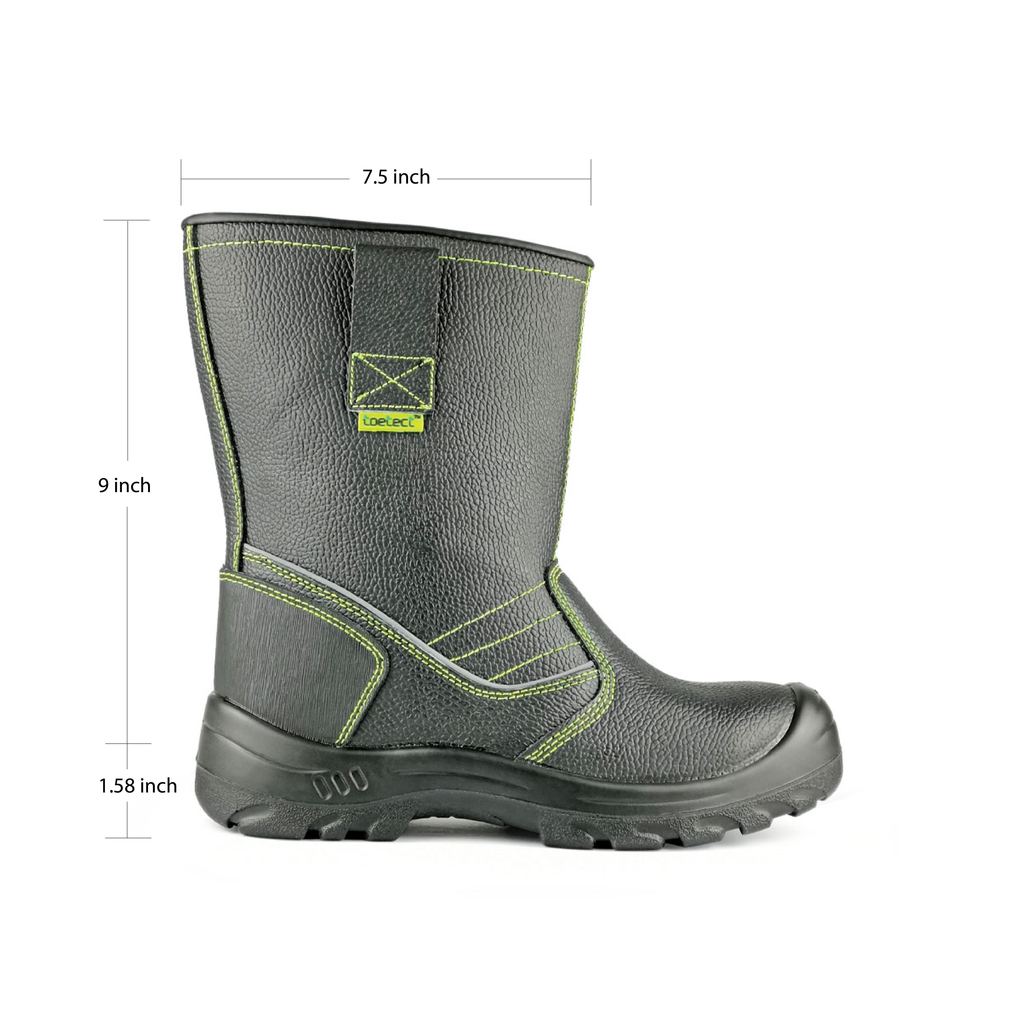 Toetect Men High Cut Safety Shoe Toe-SR1010 | Shopee Malaysia