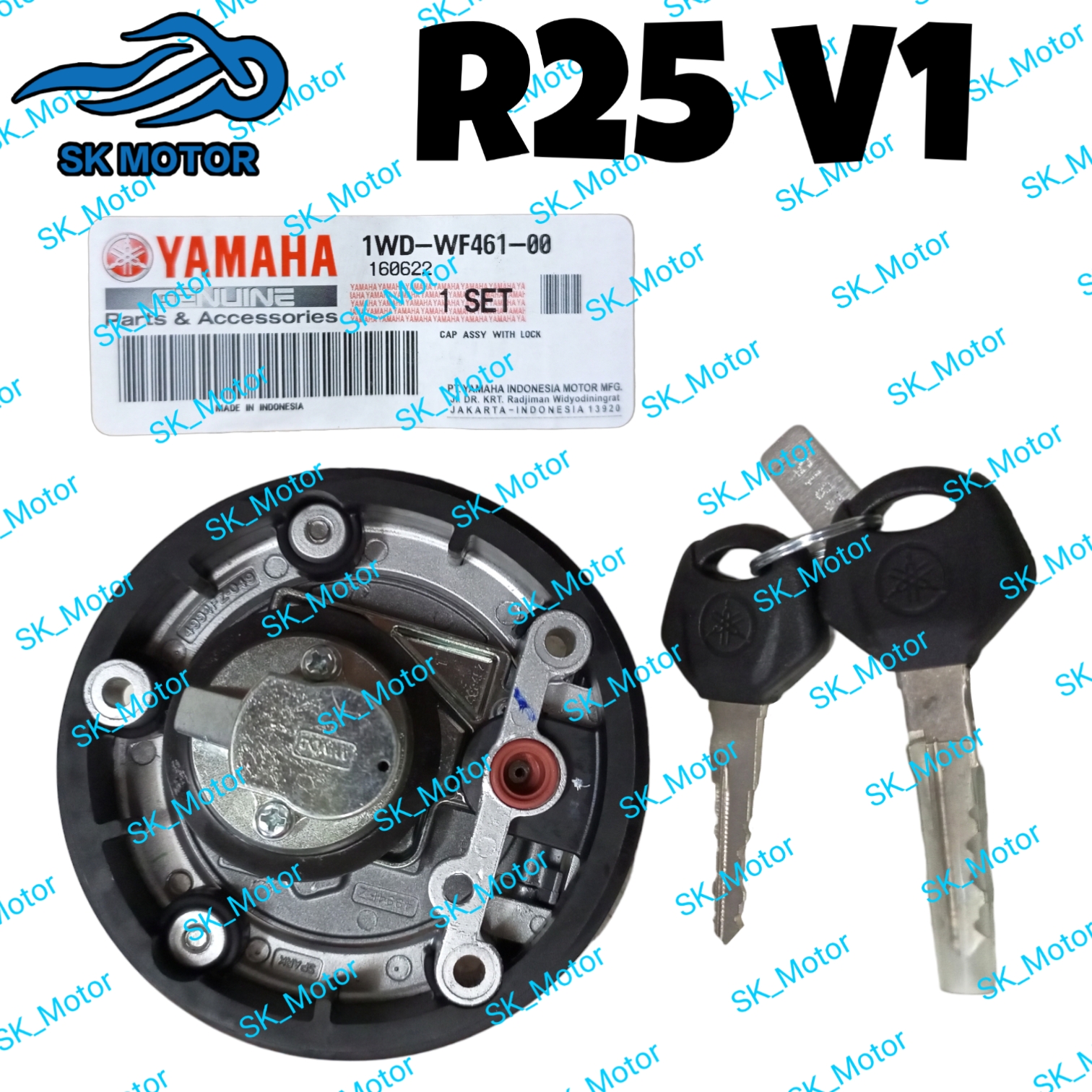 Yamaha YZF-R25 / R25 V1 Original Ignition Main Switch / Full Set Switch ...