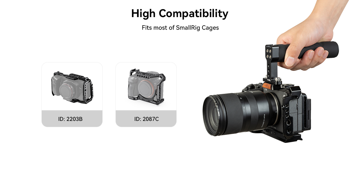 SmallRig Silicone Top Handle with 1/4"-20 Screws 1446C | Shopee Malaysia