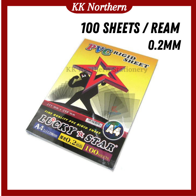 A4 PVC Paper Cover Rigid Sheet A4 Transparent Binding Plastic Cover ...