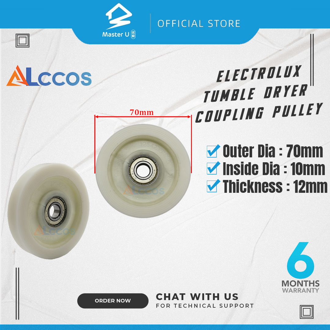 ORIGINAL ELECTROLUX TUMBLE DRYER COUPLING PULLEY EDP2074PDW/EDC2086PDW ...