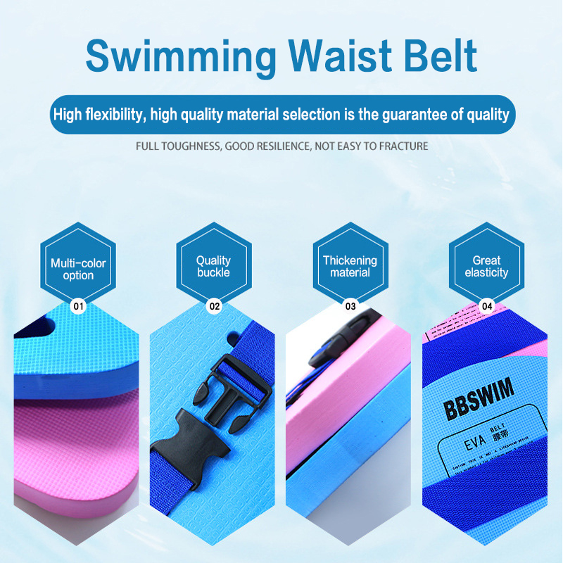 Adjustable Back Floating Foam Swimming Belt EVA Floating Belt Swimming ...
