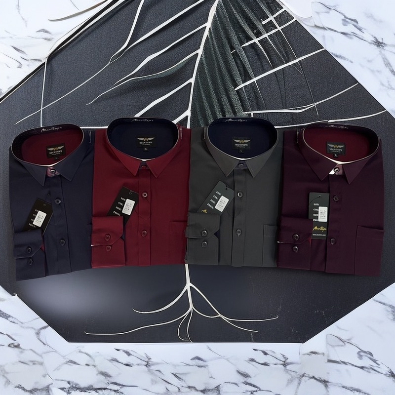 M-7XL MAN LONG SHIRT NORMAL FIT OFFICE WEAR NORMAL FIT CASUAL WEAR/PLUS ...