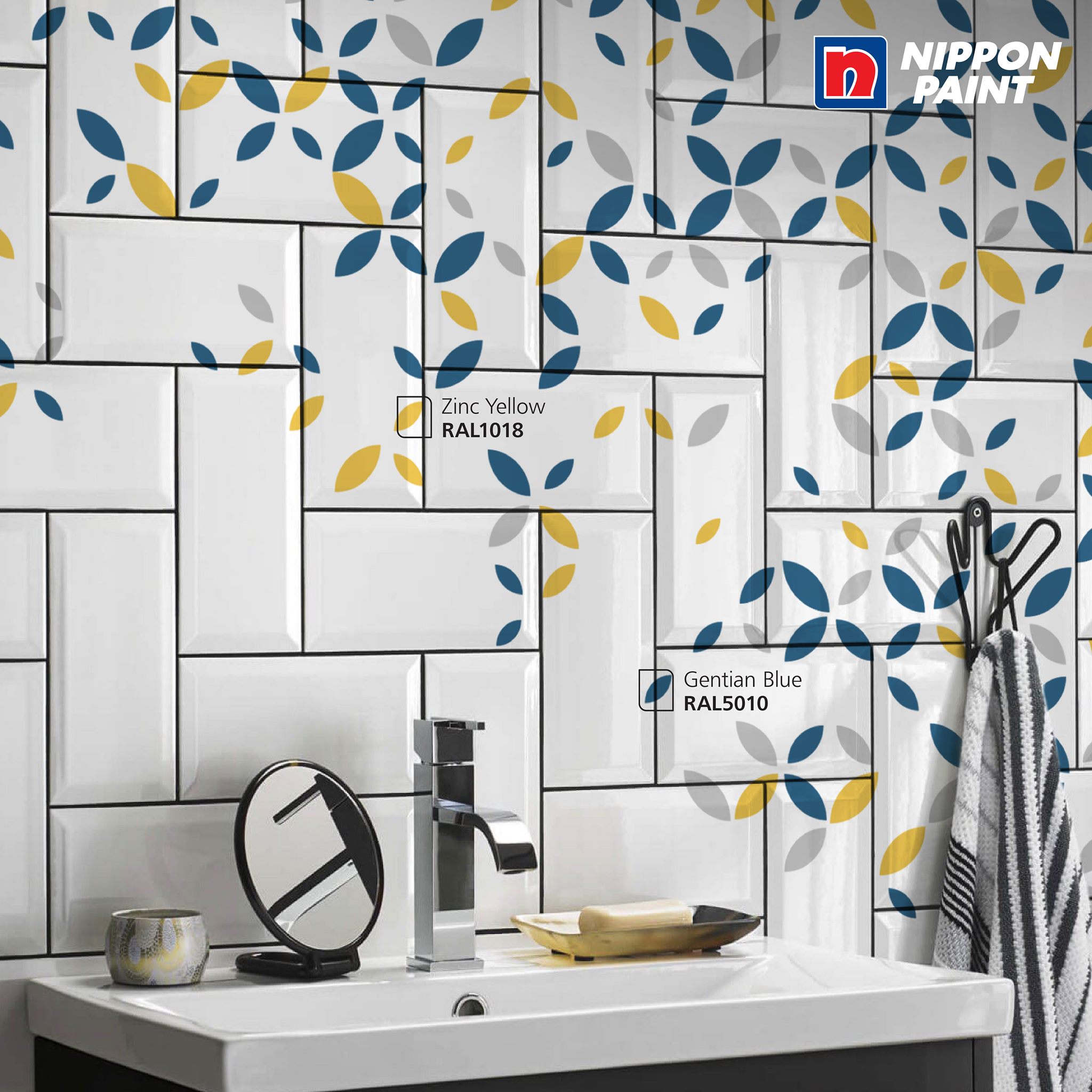 SINAR Nippon Paint EA4 Epoxy Floor Paint Finish HB c/w Hardener (0.8+0. ...