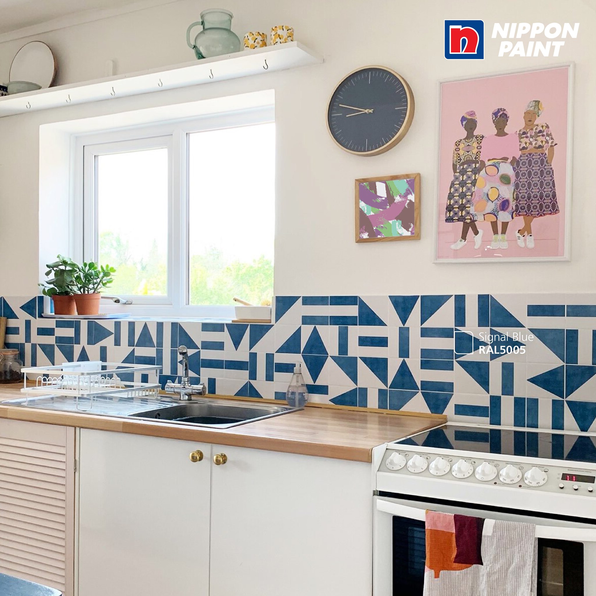 SINAR Nippon Paint EA4 Epoxy Floor Paint Finish HB c/w Hardener (4 ...