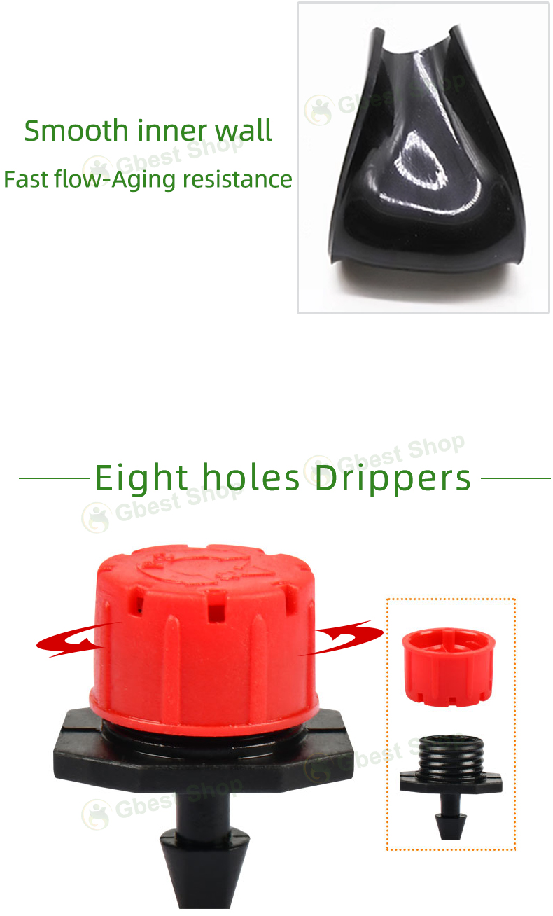 Garden Auto Water Irrigation Plant Dripping System Drip Kit with Mist ...