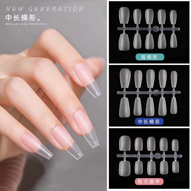 100pcs/box Fake Nails Scratch-free Ultra-thin Fake Nail Patches ...