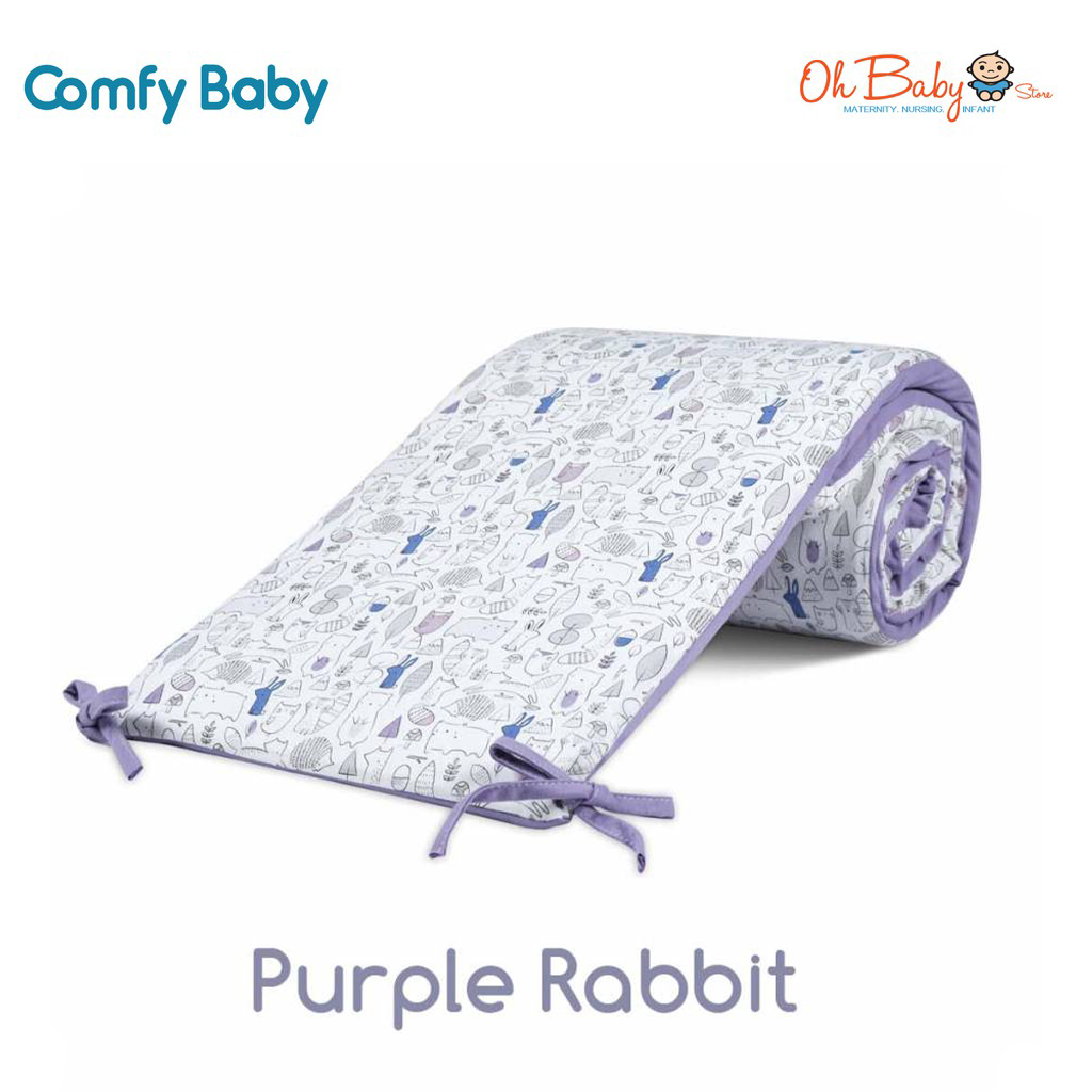 Baby Comfy Living Bumper For Baby Cot (2 Pcs x 30cm x 200cm) | Shopee ...