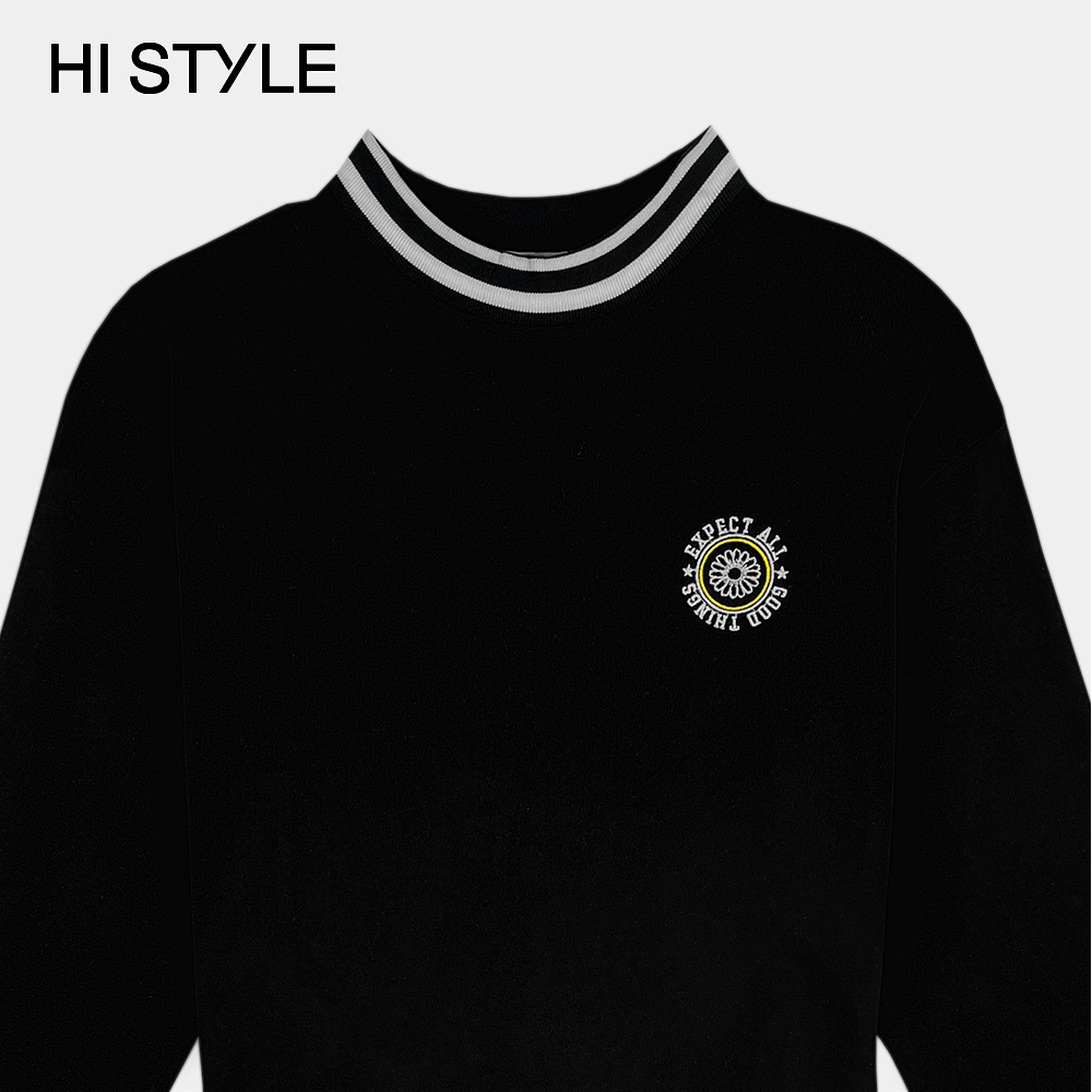 HI STYLE Women Long Sleeve Sweatshirt - Black - YCM3F5279 / Baju ...